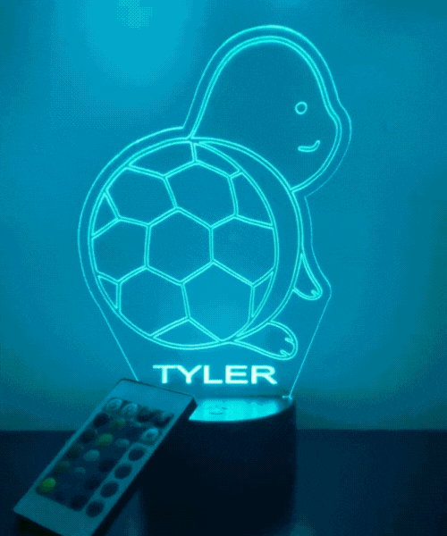 Turtle 3D Lamp - ThingsFromMars.com