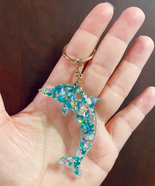 Custom Dolphin Keychain - ThingsFromMars.com