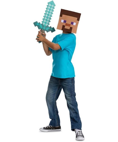Minecraft Sword And Mask Costume - ThingsFromMars.com