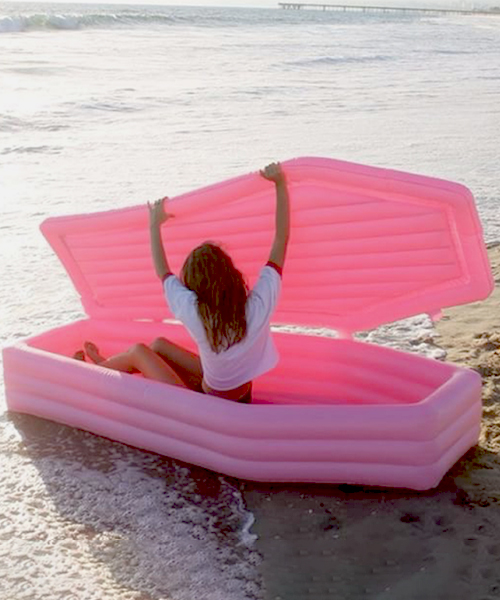 Pink Flamingo Pool Float - ThingsFromMars.com