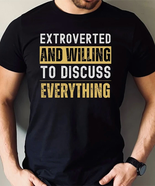 Retro Extrovert Shirt - ThingsFromMars.com
