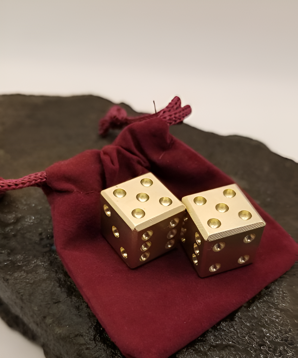 Solid Bronze Dice - ThingsFromMars.com