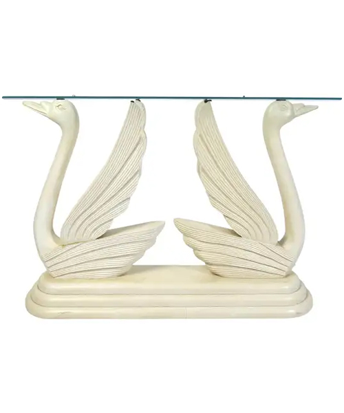 Vintage Swan Base Table - ThingsFromMars.com